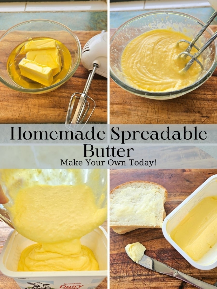 How To Make Homemade Spreadable Butter - The homey lif3