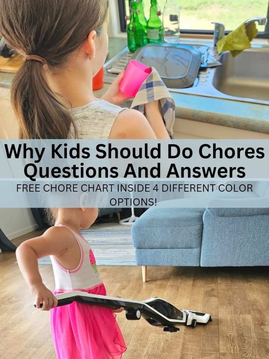 Teach Life Skills To Kids By Doing Chores - The homey lif3