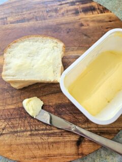 How To Make Homemade Spreadable Butter - The homey lif3