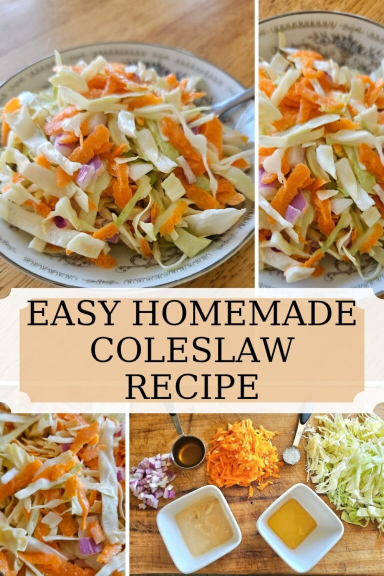 Easy Homemade Coleslaw Recipe - The homey lif3